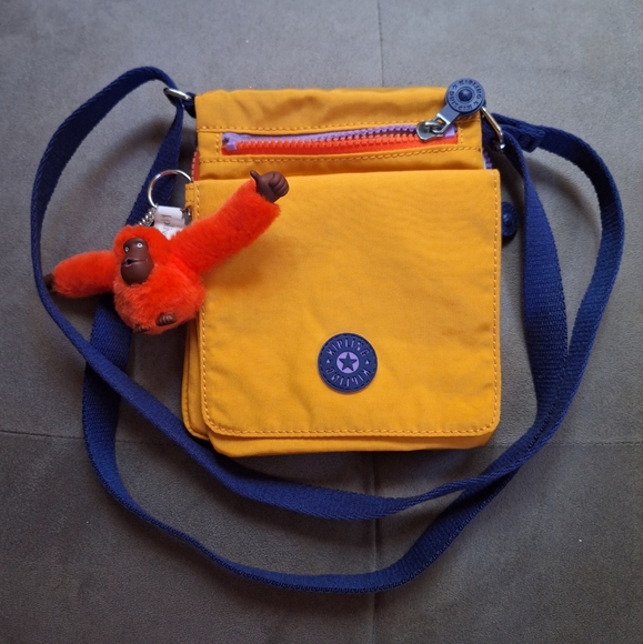 Kipling | Bags | New Kipling El Dorado Crossbody Bag In Rare Tangerine ...